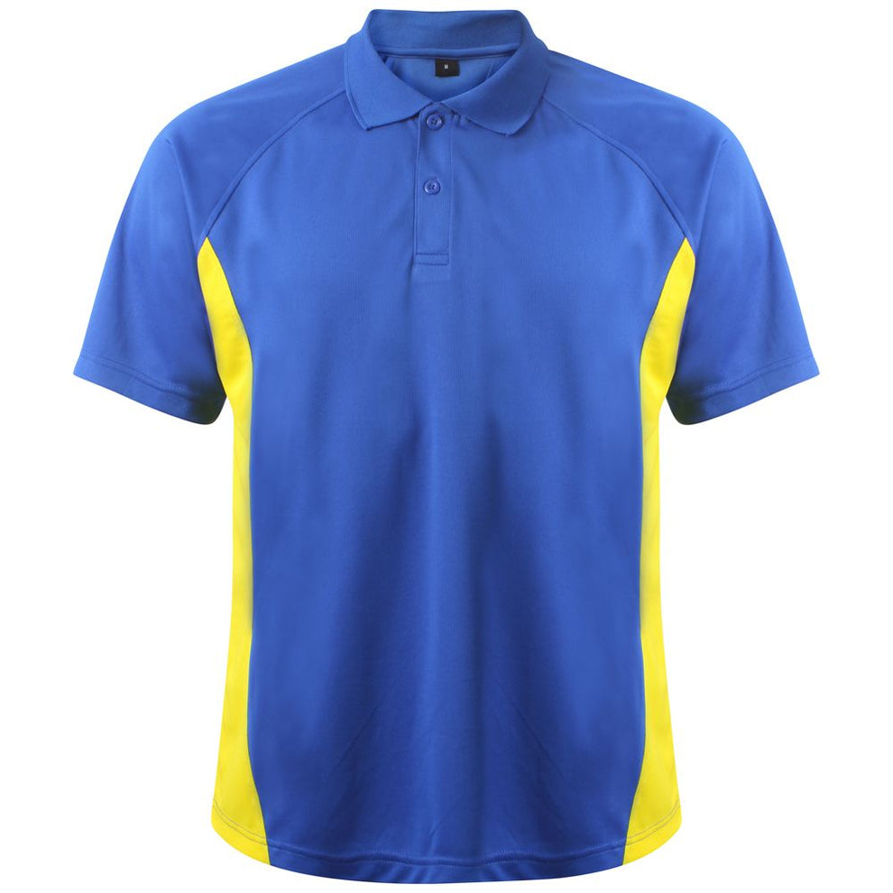 Behrens Royal/Yellow Matchday Polo - CT-POLO / ROYYELLO